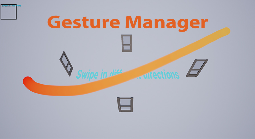 Mobile touches gesture manager in Blueprints - UE Marketplace