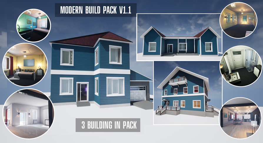 Modern Building Pack in Architectural Visualization - UE Marketplace