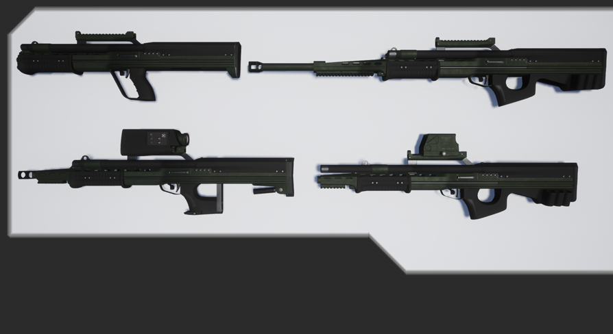 在武器创建的Modular Combat Shotgun - 虚幻引擎商城