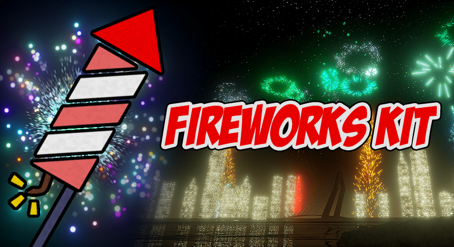 在特效创建的Modular Fireworks Kit - 虚幻引擎商城