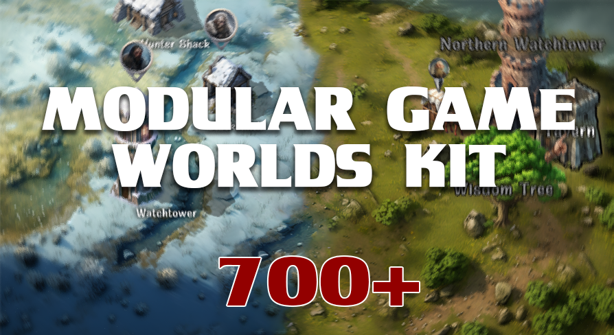 Modular Game Worlds Kit in 2D Assets - UE Marketplace Modular Game Worlds Kit in 2D Assets - UE Marketplace