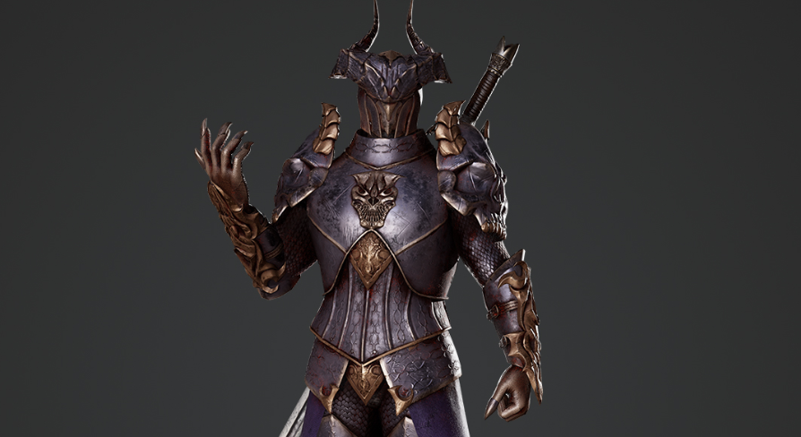 Horned Knight Helmet