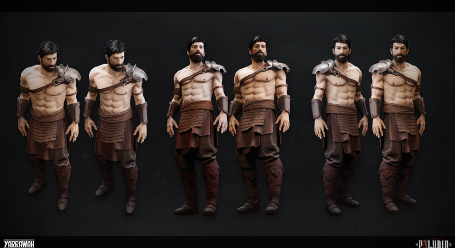 Modular Mercenary - Male Humans - Fantasy Collection, 카테고리 캐릭터 - UE 마켓플레이스