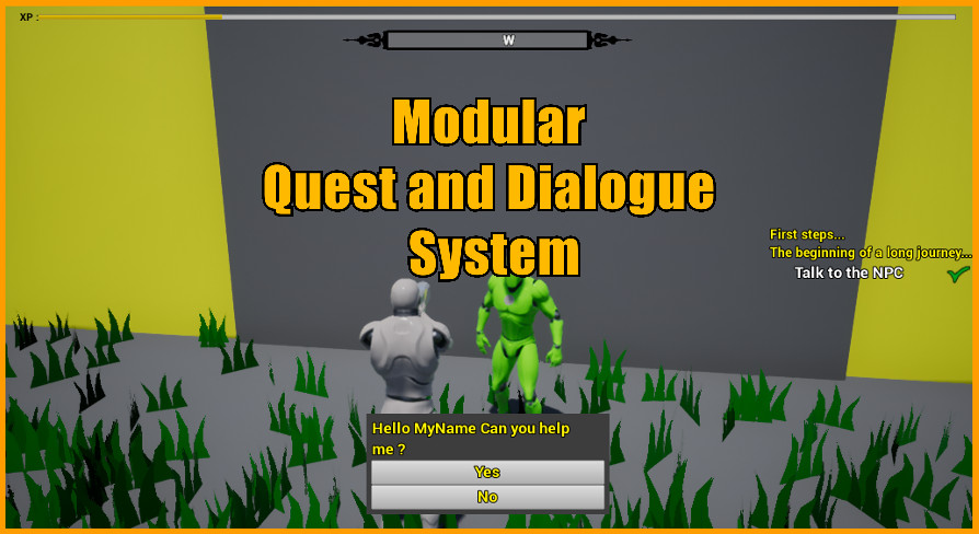 Modular Quest And Dialogue System in Blueprints - UE Marketplace
