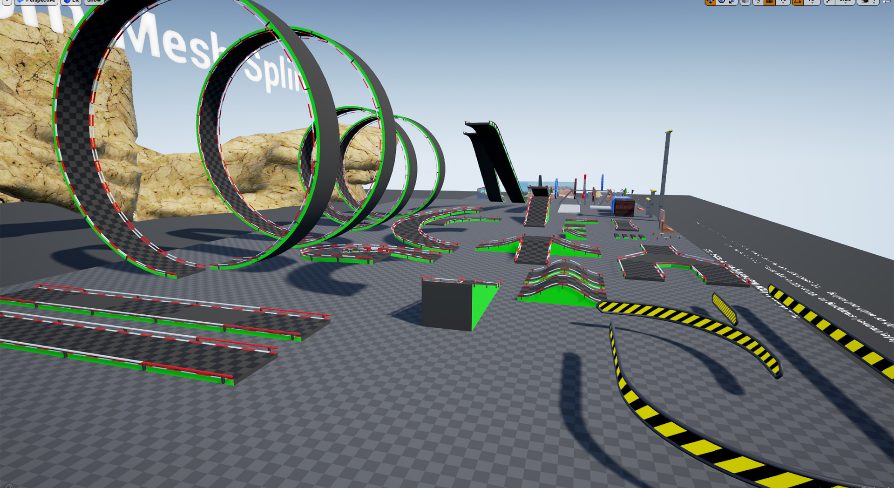 ModularRoadTrackPack in Props - UE Marketplace