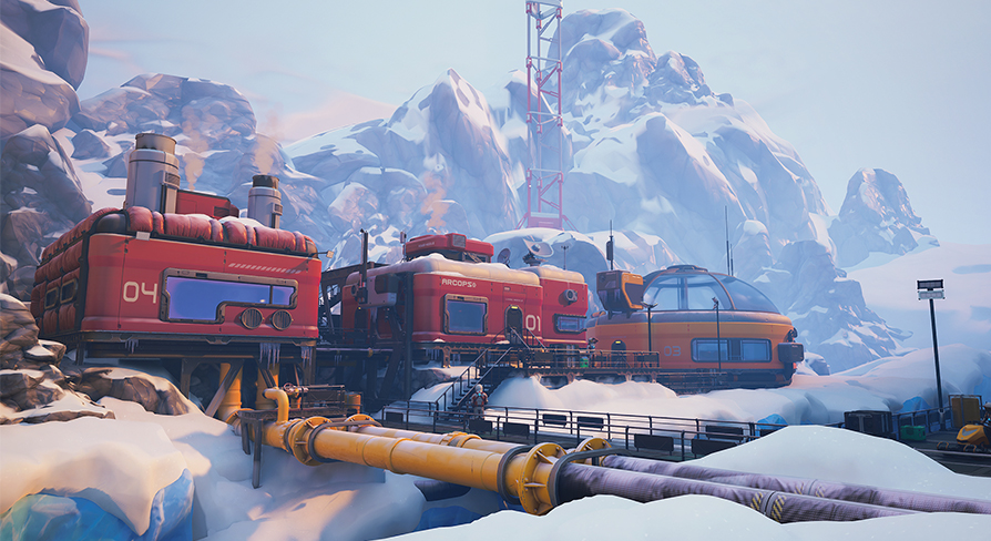 Modular Sci Fi Base Kit - Arctic, 카테고리 배경 - UE 마켓플레이스