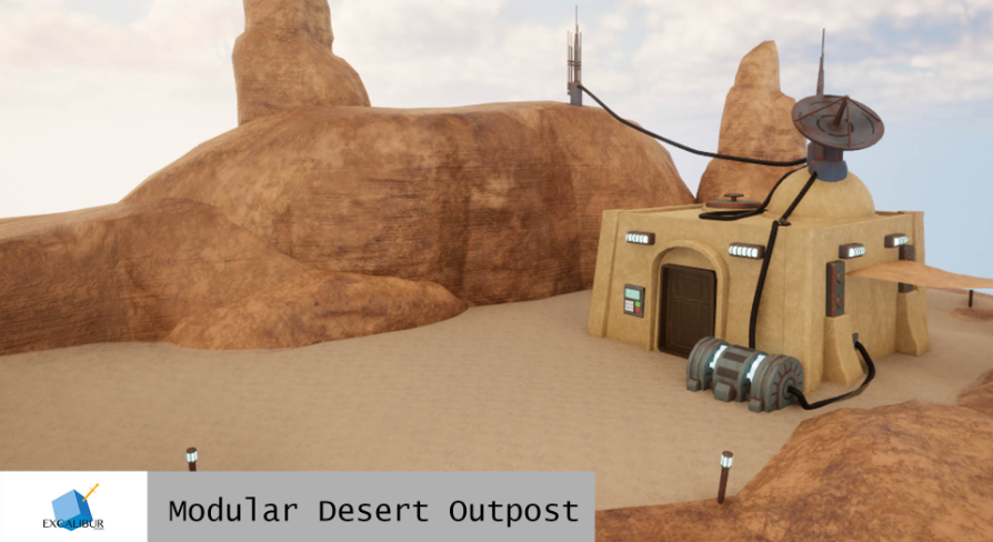 Modular Sci Fi Desert Outpost, 카테고리 배경 - UE 마켓플레이스