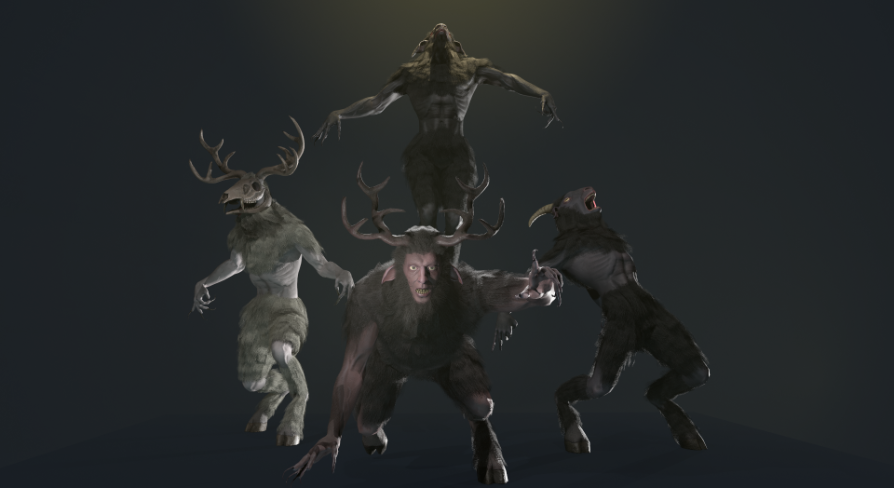 Modular Wendigo in Characters - UE Marketplace