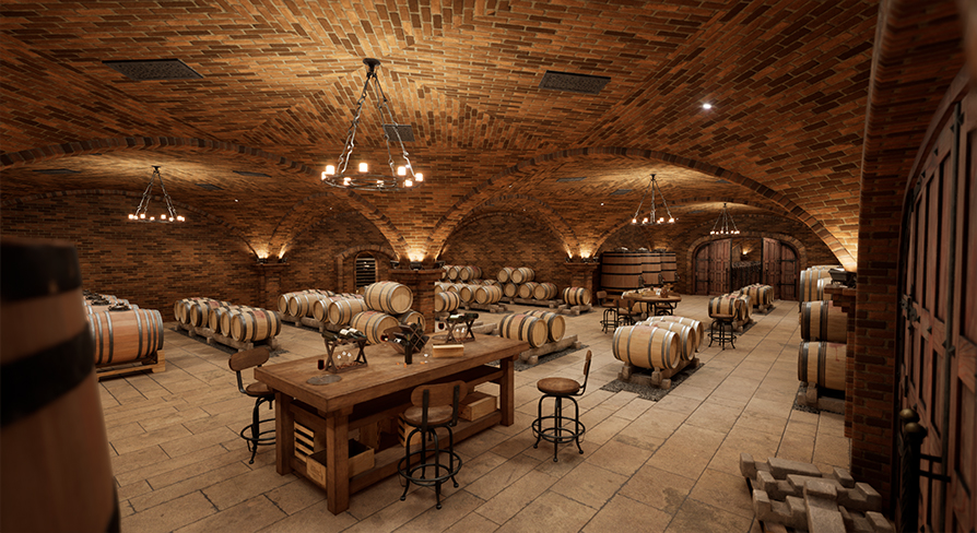 Wine Cave Ceiling Ideas