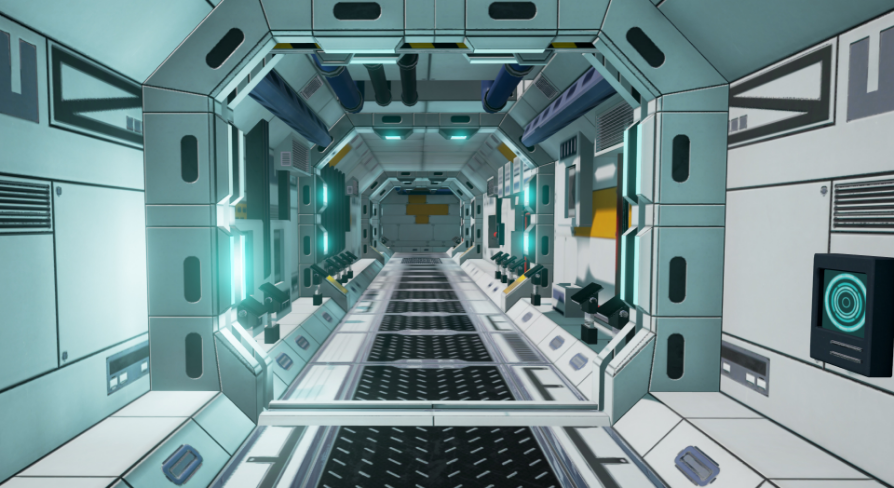 Module Based Corridor System in Props - UE Marketplace