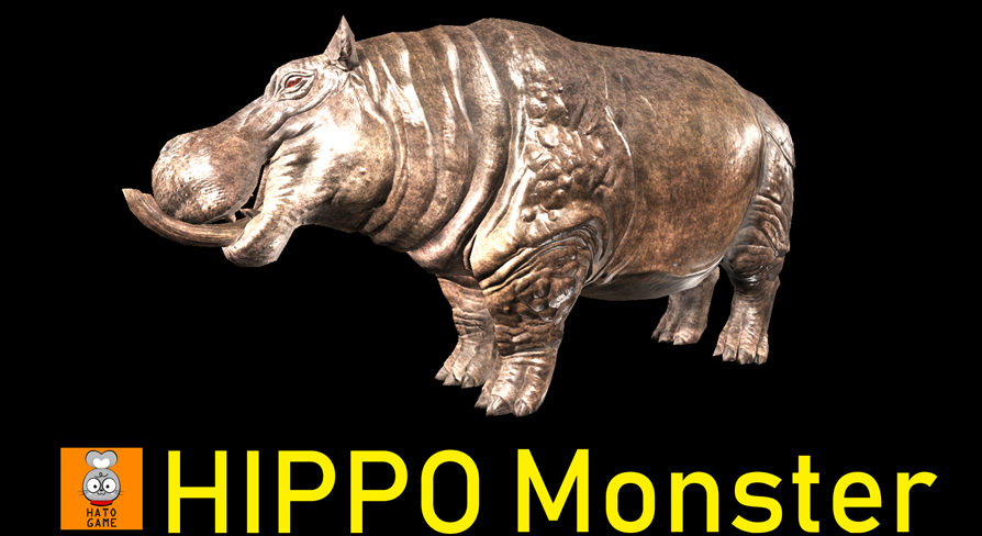 Monster : Hippo in Characters - UE Marketplace