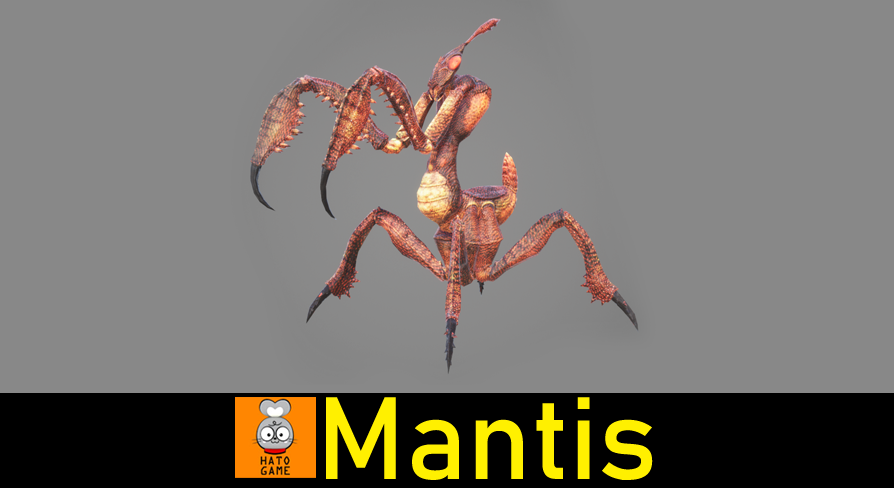 Giant Mantis Monster MALE Giant Rainforest Mantis (Hierodula