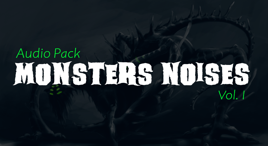 在音效创建的Monster Noises - Volume one - 虚幻引擎商城