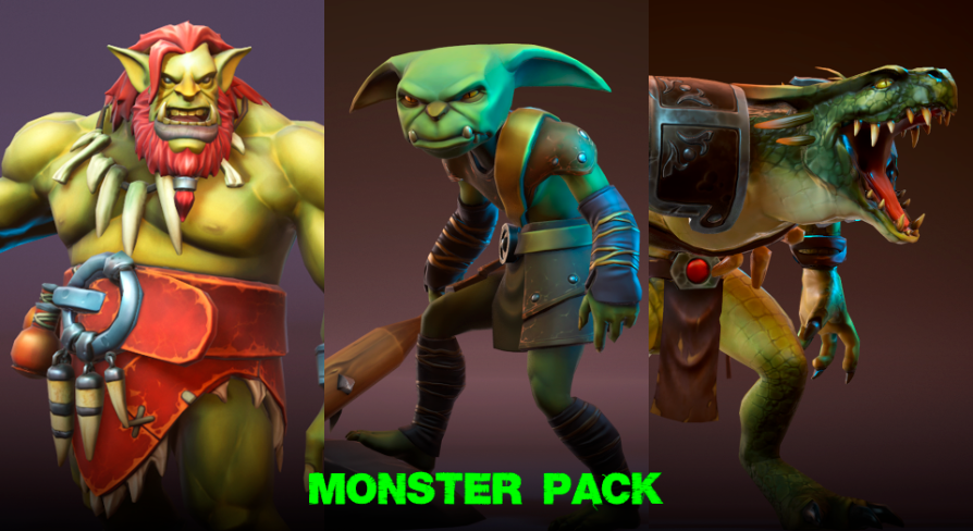 Monster Pack in Characters - UE Marketplace