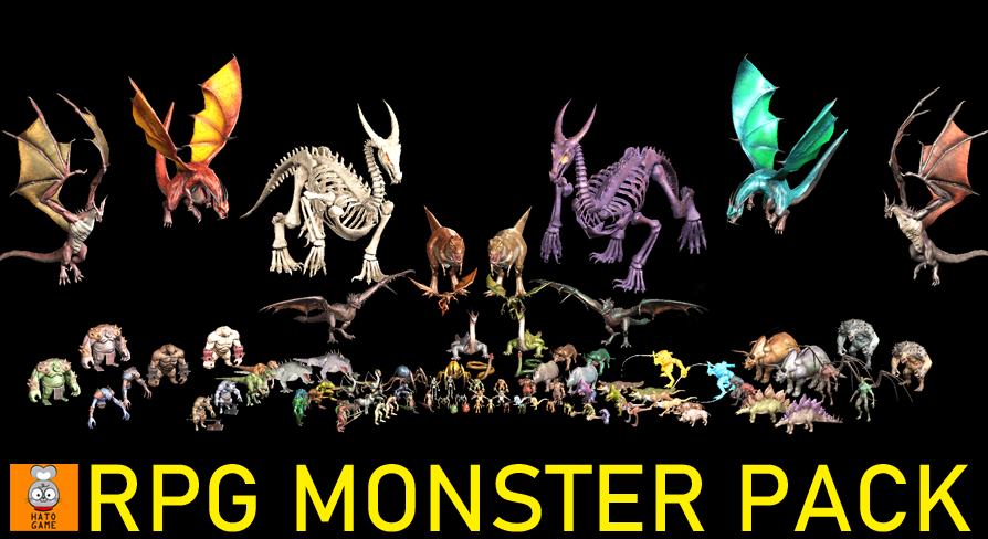 Monster : RPG PACK V1 in Characters - UE Marketplace