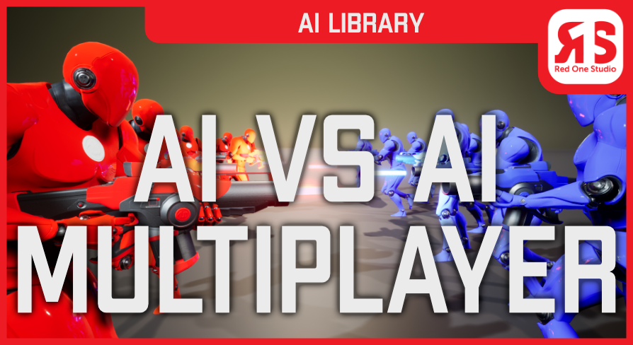 Multiplayer AI vs AI Battlefield in Blueprints - UE Marketplace