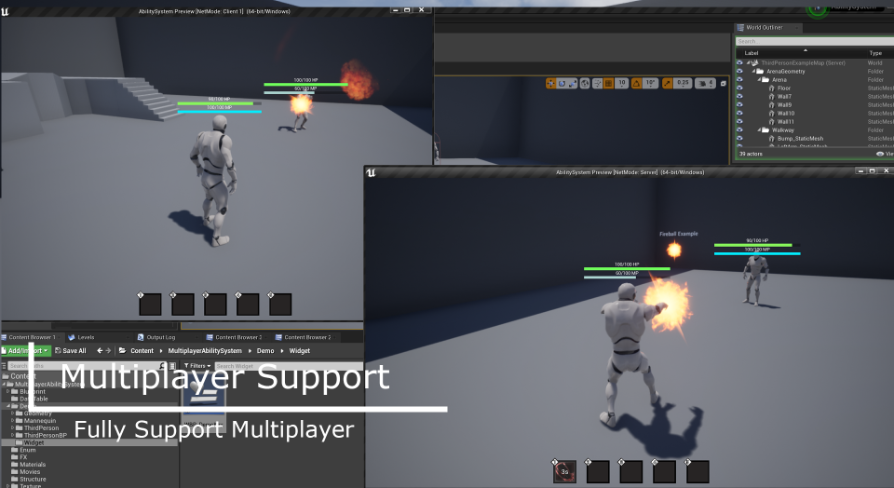 Multiplayer Ability System in Blueprints - UE Marketplace