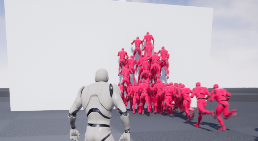 在蓝图创建的Multiplayer Zombie horde Climb with simple multiplayer spawner - 虚幻引擎商城