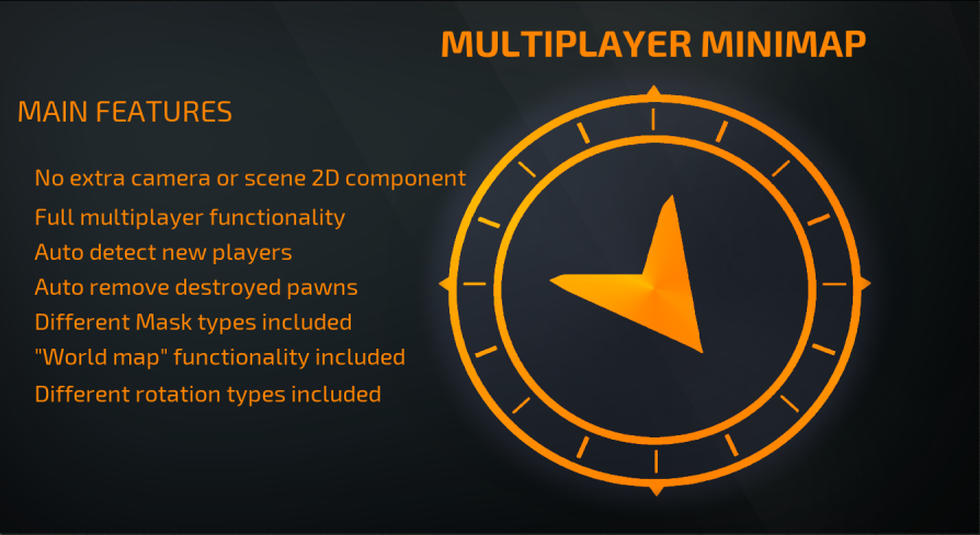 Multiplayer minimap in Blueprints - UE Marketplace