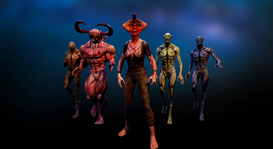 Mutant Pack 4 GHS in Characters - UE Marketplace