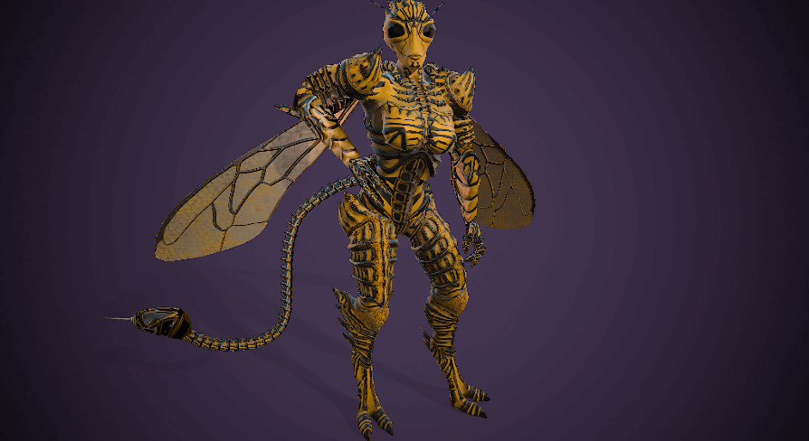 Mutant Wasp in Characters - UE Marketplace