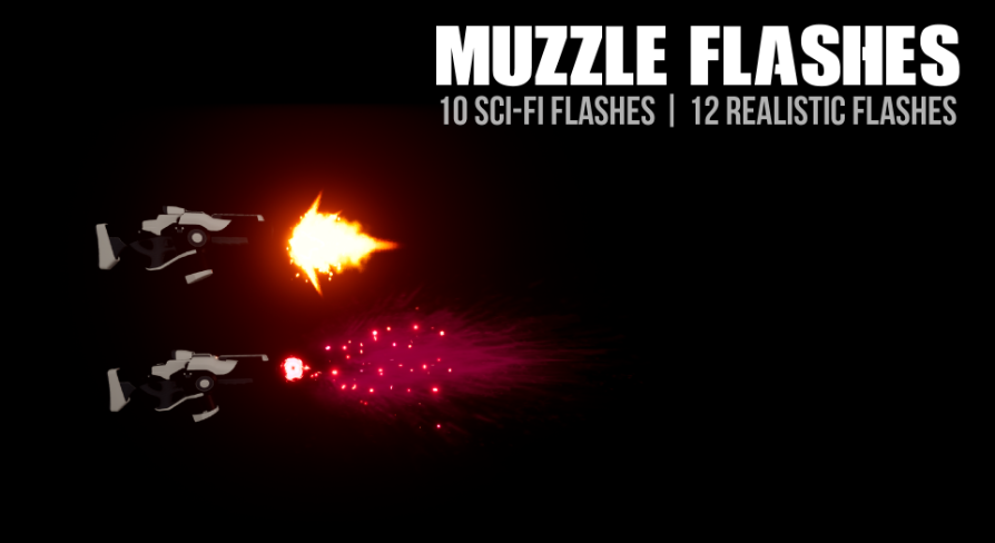 Muzzle Flash VFX in Visual Effects - UE Marketplace