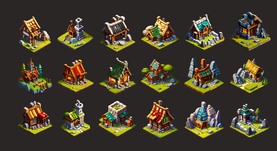 My Little Village in 2D Assets - UE Marketplace