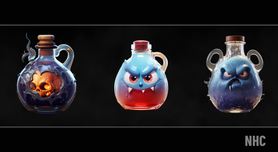 NHC - Angry Potions, 카테고리 2D 애셋 - UE 마켓플레이스