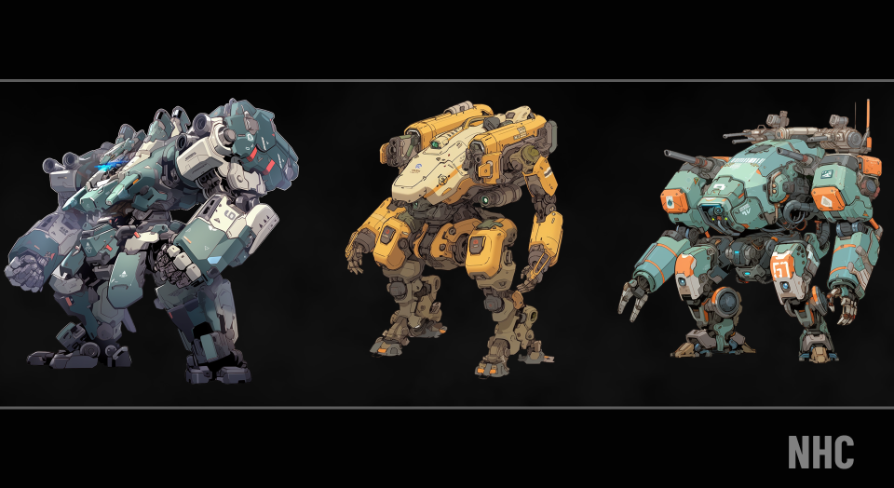 NHC - Isometric Mech 1 in 2D Assets - UE Marketplace