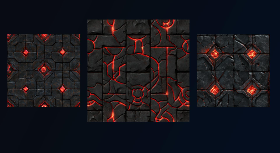 NHC - Red Evil Textures in Textures - UE Marketplace