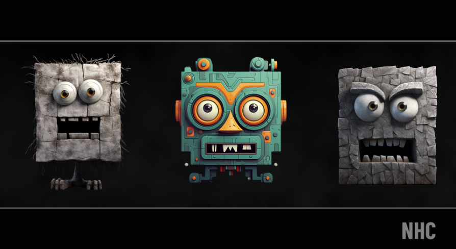 NHC - Square Monsters 02, 카테고리 2D 애셋 - UE 마켓플레이스