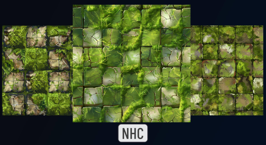 NHC - Moss Textures in 2D Assets - UE Marketplace
