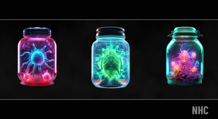 NHC - Virus In Jar, 카테고리 2D 애셋 - UE 마켓플레이스