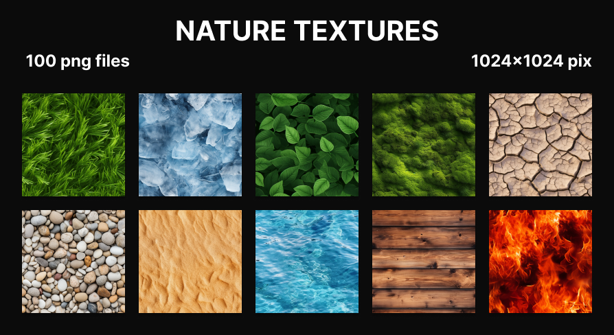 Nature Texture Set in 2D Assets - UE Marketplace