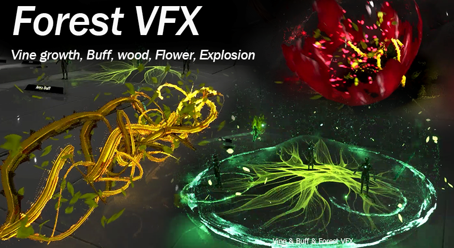 Nature VFX with Vine Growth in Visual Effects - UE Marketplace