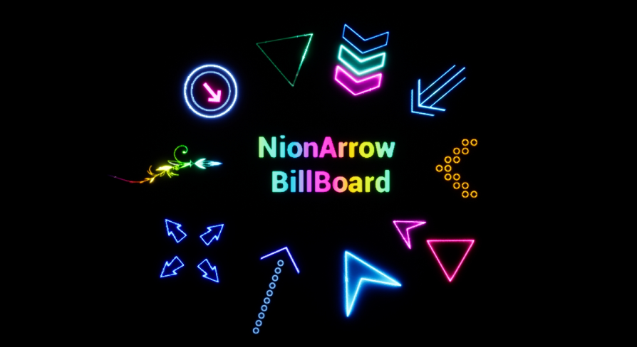 Neon Arrow Billboard in Visual Effects - UE Marketplace