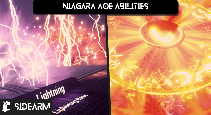 Niagara AOE Magic Abilities (Niagara Magic VFX, Spell VFX, Ability VFX ...