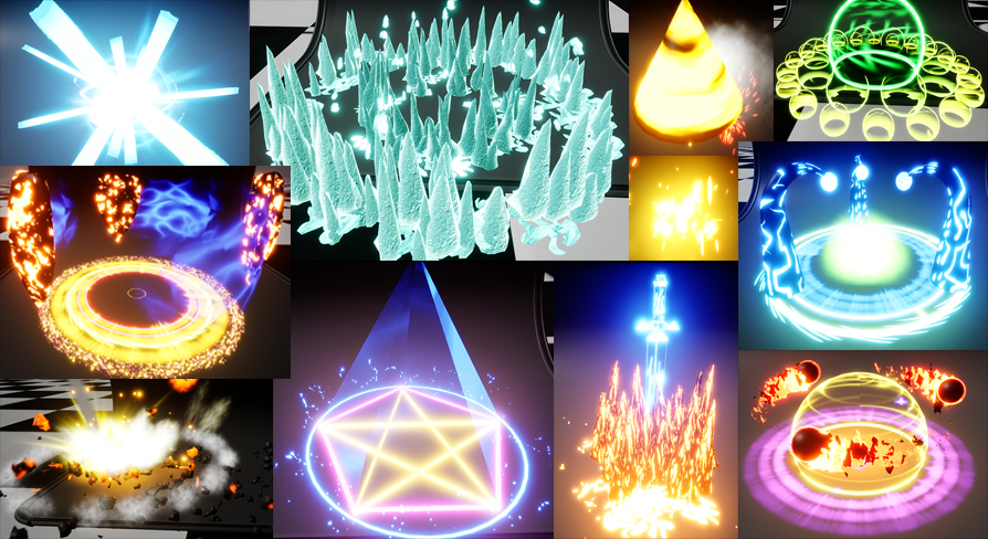 Niagara Effects Pack03 In Visual Effects Ue Marketplace