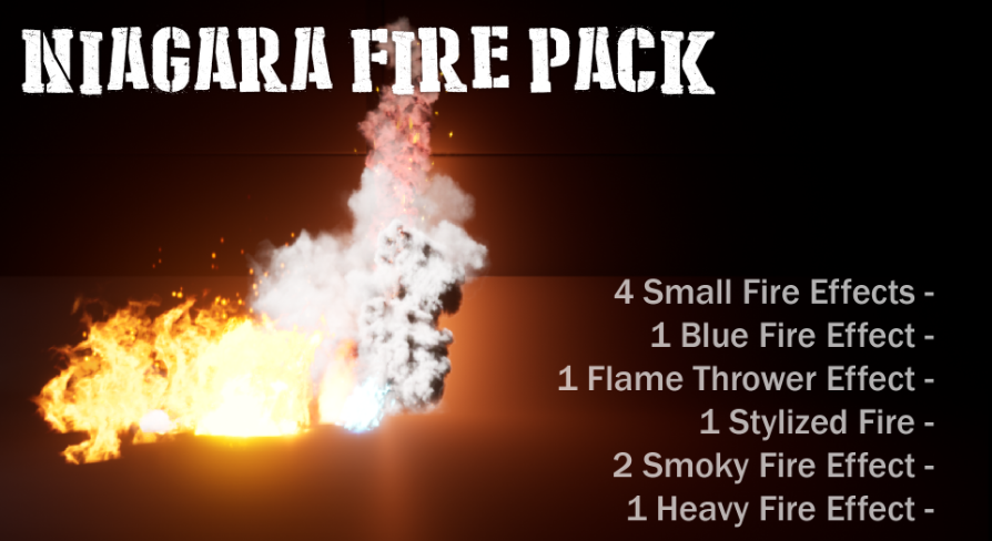 Niagara Fire Pack in Visual Effects - UE Marketplace