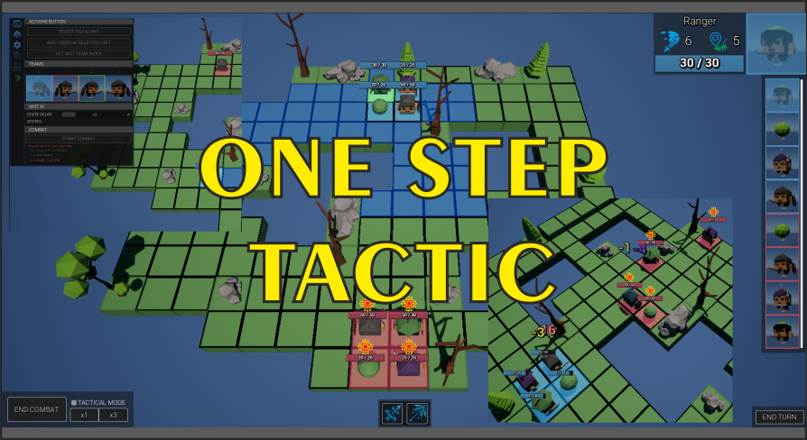 ONE STEP TACTIC in Blueprints - UE Marketplace