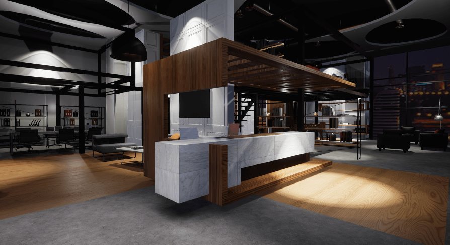 Office in Architectural Visualization - UE Marketplace