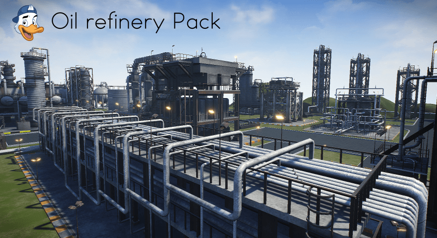 Oil Refinery Pack in Environments - UE Marketplace