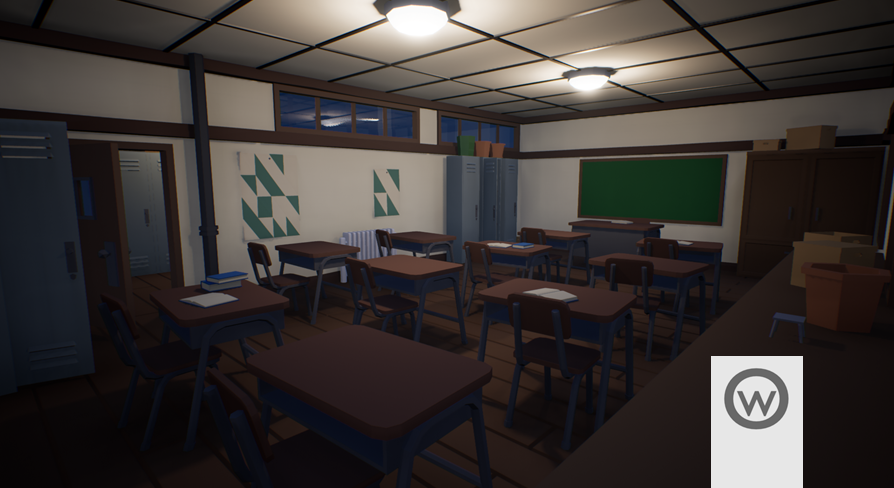Olbert's Low Poly: School in Environments - UE Marketplace