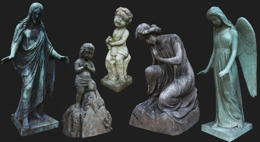 Old Statues Collection Vol 2：プロップ・小物 - UE マーケットプレイス