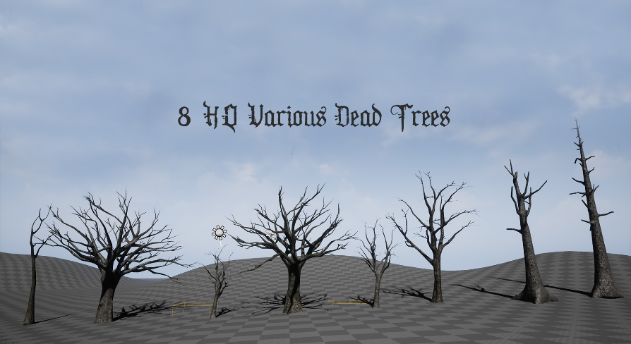 Old Tree Pack in Props - UE Marketplace