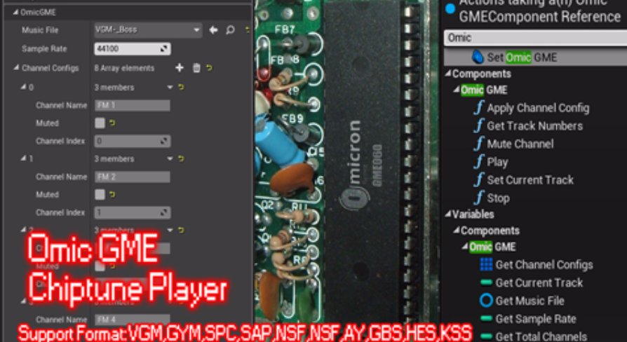 Omic Chiptunes Player in Code Plugins - UE Marketplace