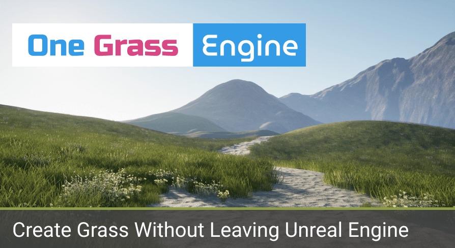 OneGrass Engine - Create Grass Inside Unreal Engine in Code Plugins - UE Marketplace