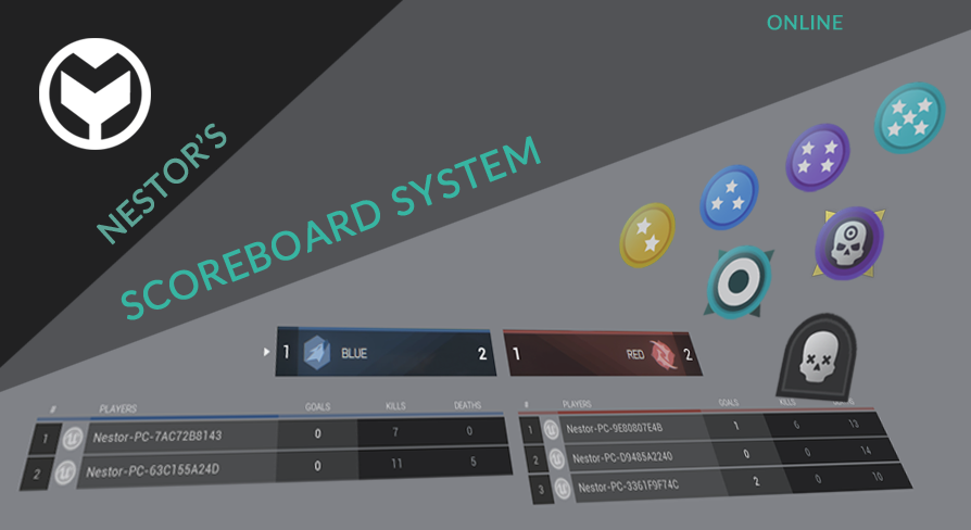Online Medals, Scoreboard, Kill log, & Scoring in Blueprints - UE ...