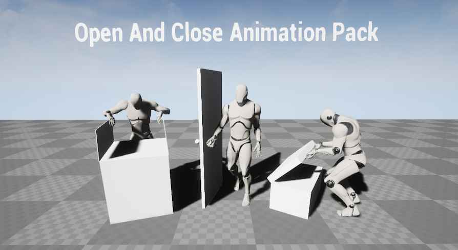 Open And Close Animation Pack in Animations - UE Marketplace