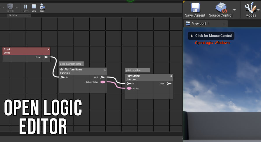 Open Logic Editor - Visual Scripting in Code Plugins - UE Marketplace
